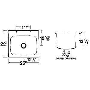 Mustee 10C Utility Sink 22 x 25-inch - Hardware&Tools Online Store