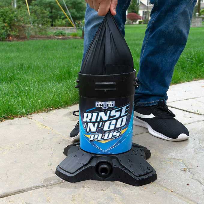 Unger Rinse 'n' Go Spotless Car Washing System with Deionization Filter ...