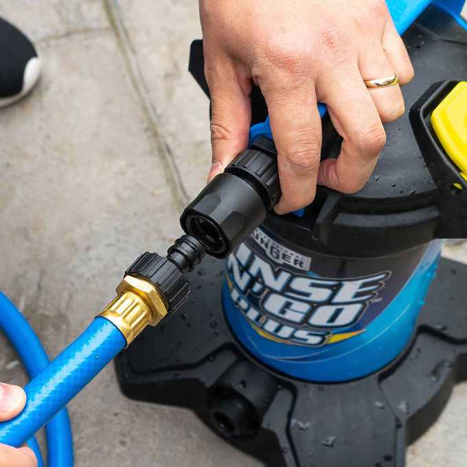 Unger Rinse 'n' Go Spotless Car Washing System with Deionization Filter ...