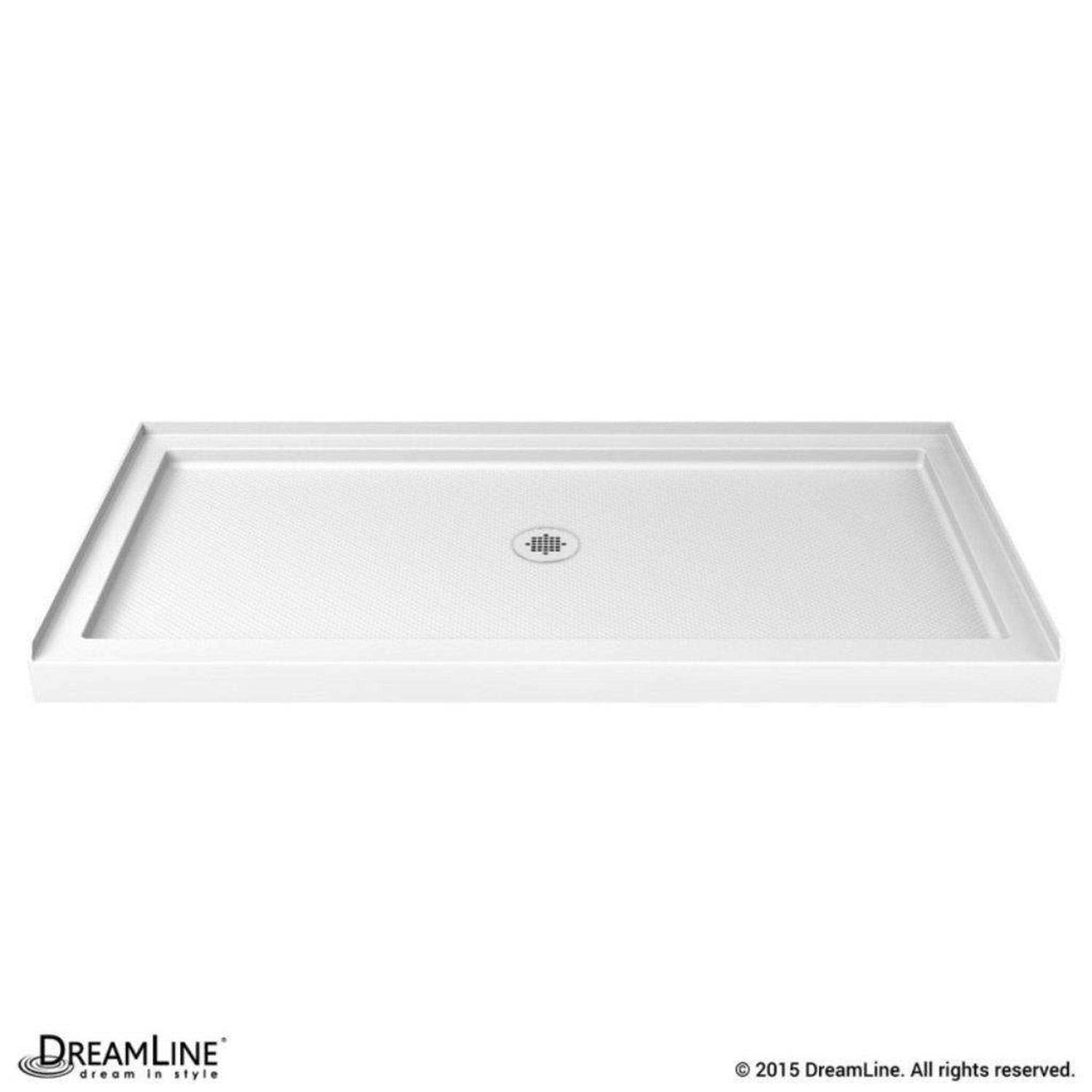 DreamLine SlimLine 54 in. x 36 in. Single Threshold Shower Base DLT ...