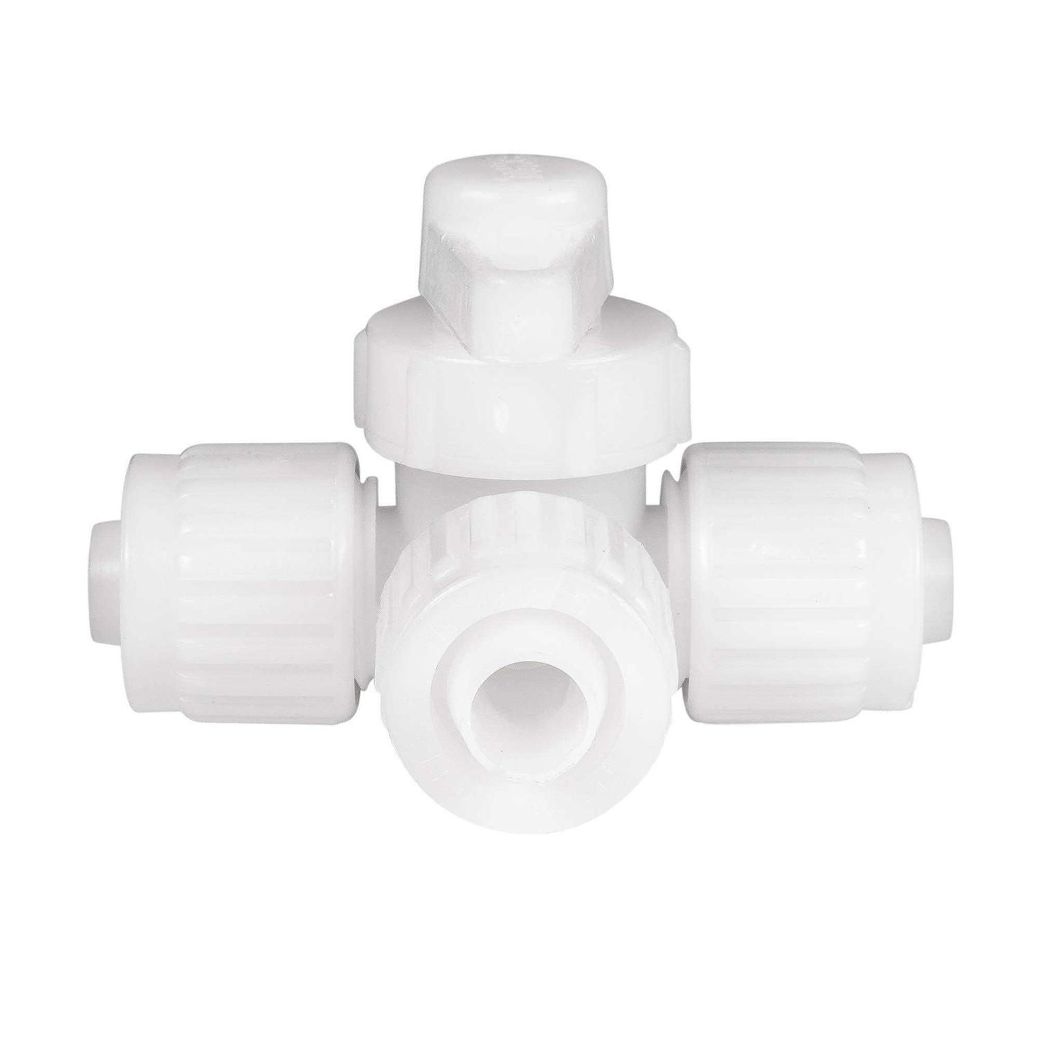 Recpro RV Plumbing Hardware 06910 3-Way 1/2 Compression Fitting ...