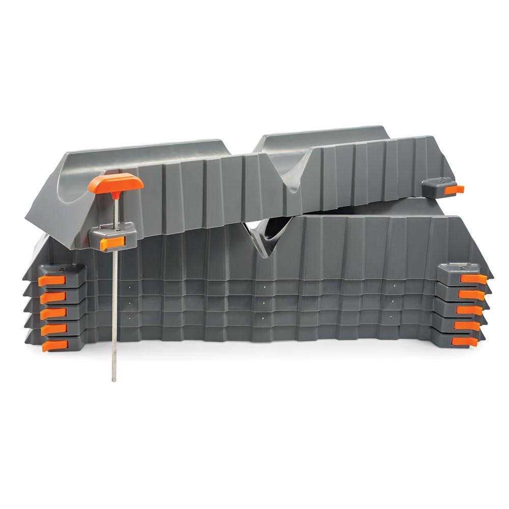 Camco Adjustable Stackable RV Sewer Hose Drain Support Kit - Hardware ...