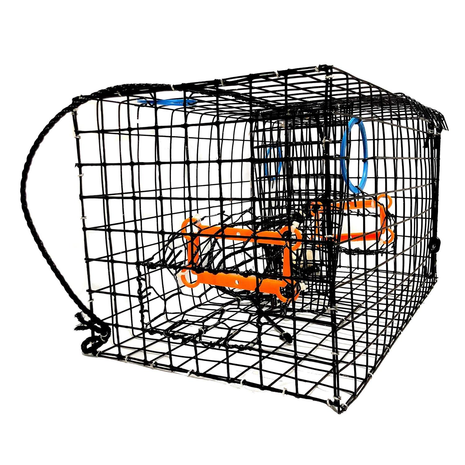 Joy Fish Maryland Blue Crab Pot Trap PVC Coated Wire mesh Heavy Duty ...