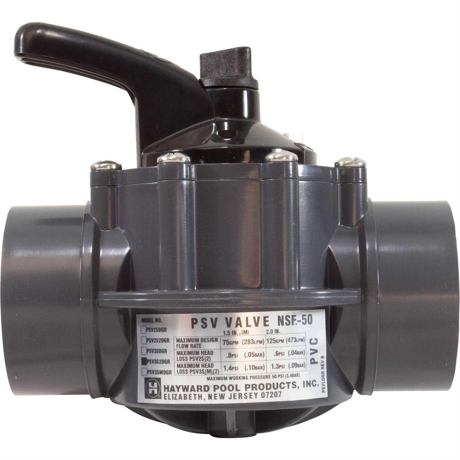 Hayward PSV3S2DGR 3 Port PVC Diverter Valve - Hardware&Tools Online Store