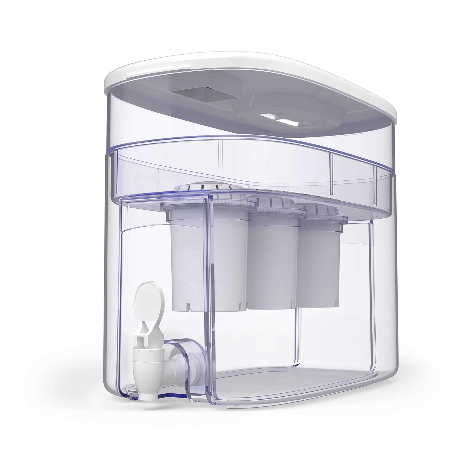 Invigorated Water Countertop Alkaline Water Filter pH RECHARGE 3F ...