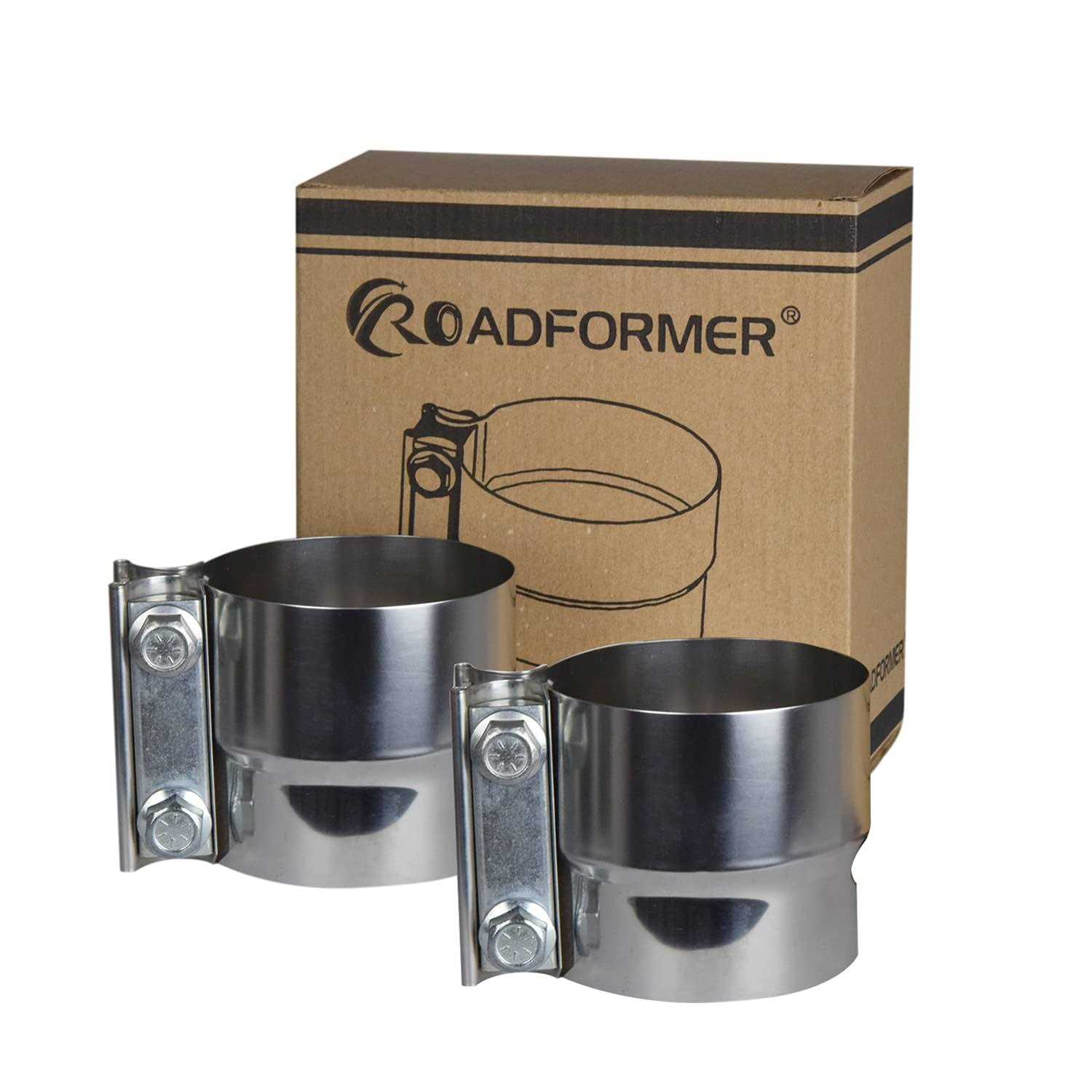Roadformer 2.5 inch Exhaust Clamp Lap Joint Exhaust Band Clamps ...