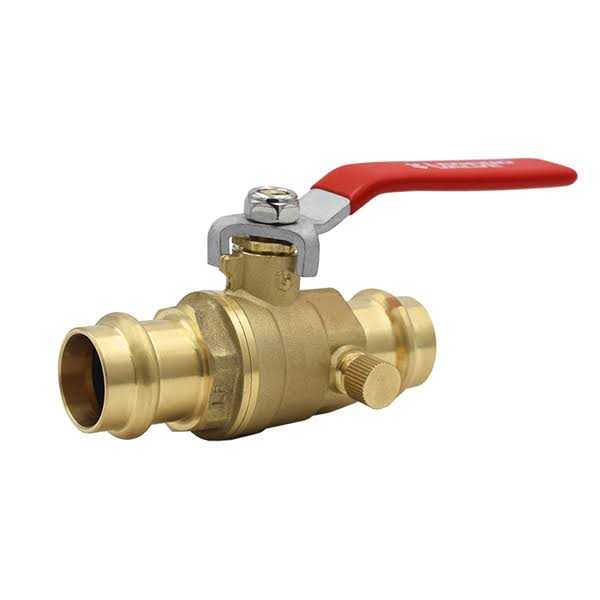 Legend Valve P-202NL Full Port Press Ball Valve with Drain 101 ...