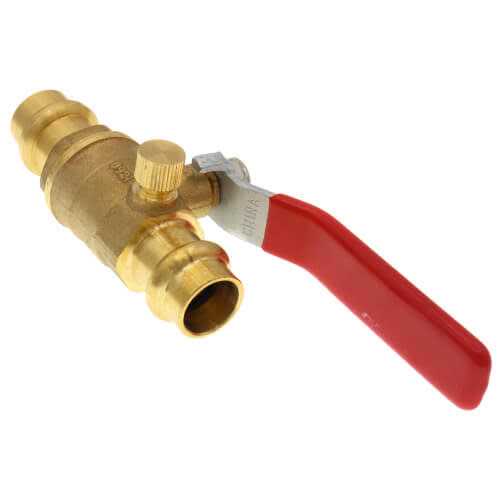 Legend Valve P-202NL Full Port Press Ball Valve with Drain 101 ...