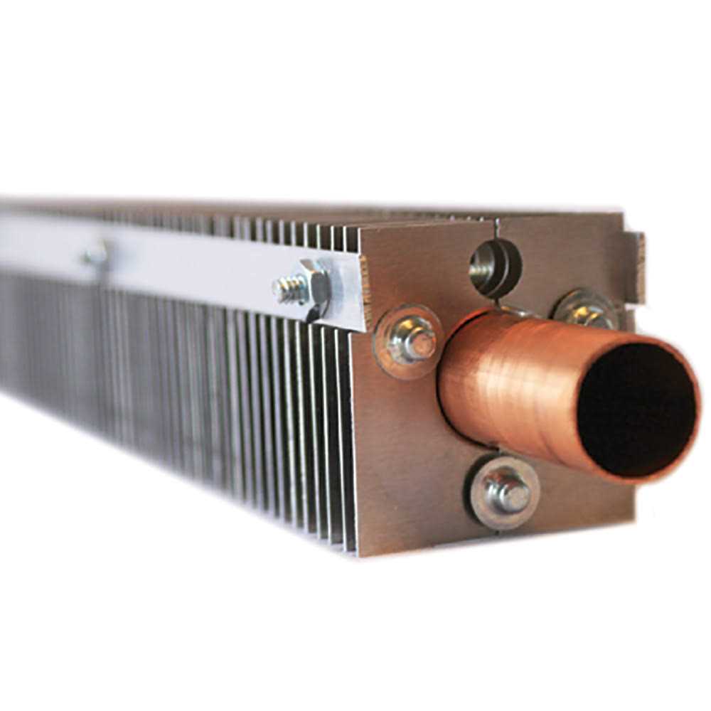 FabTek Logic Fin Clamp Baseboard Element for 1 in. Copper Baseboard ...