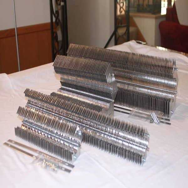 FabTek Logic Fin Clamp Baseboard Element for 1 in. Copper Baseboard ...