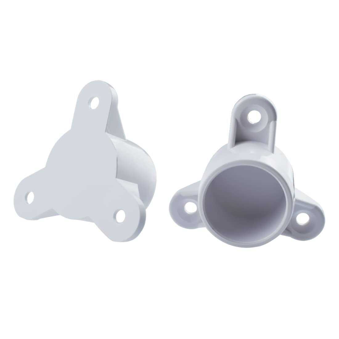 SDTC Tech 4-Pack PVC Table Leg Cap Fittings Furniture Grade Rod Holder ...