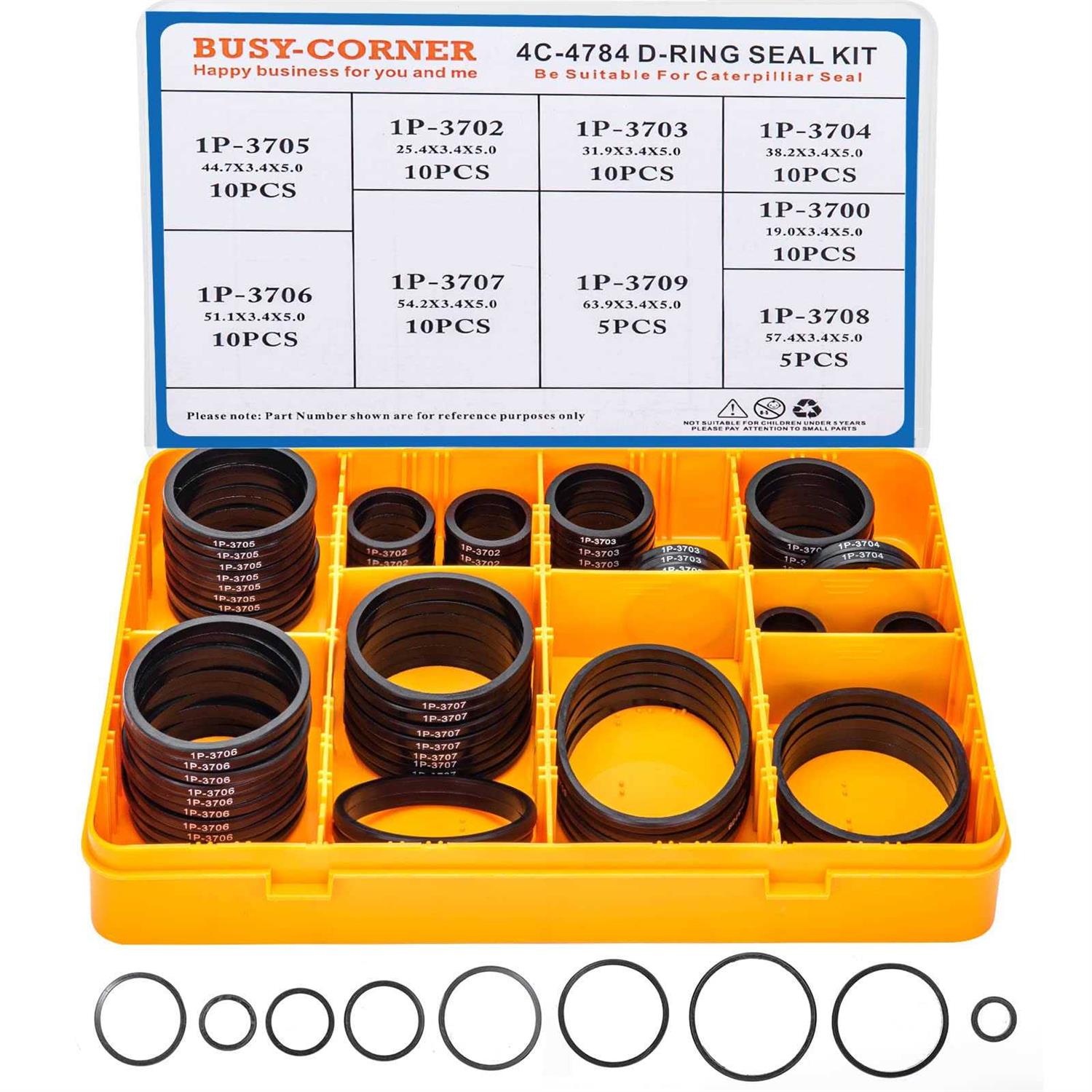 BUSY-CORNER 4C-4784 Print D-Ring Kit - Hardware&Tools Online Store