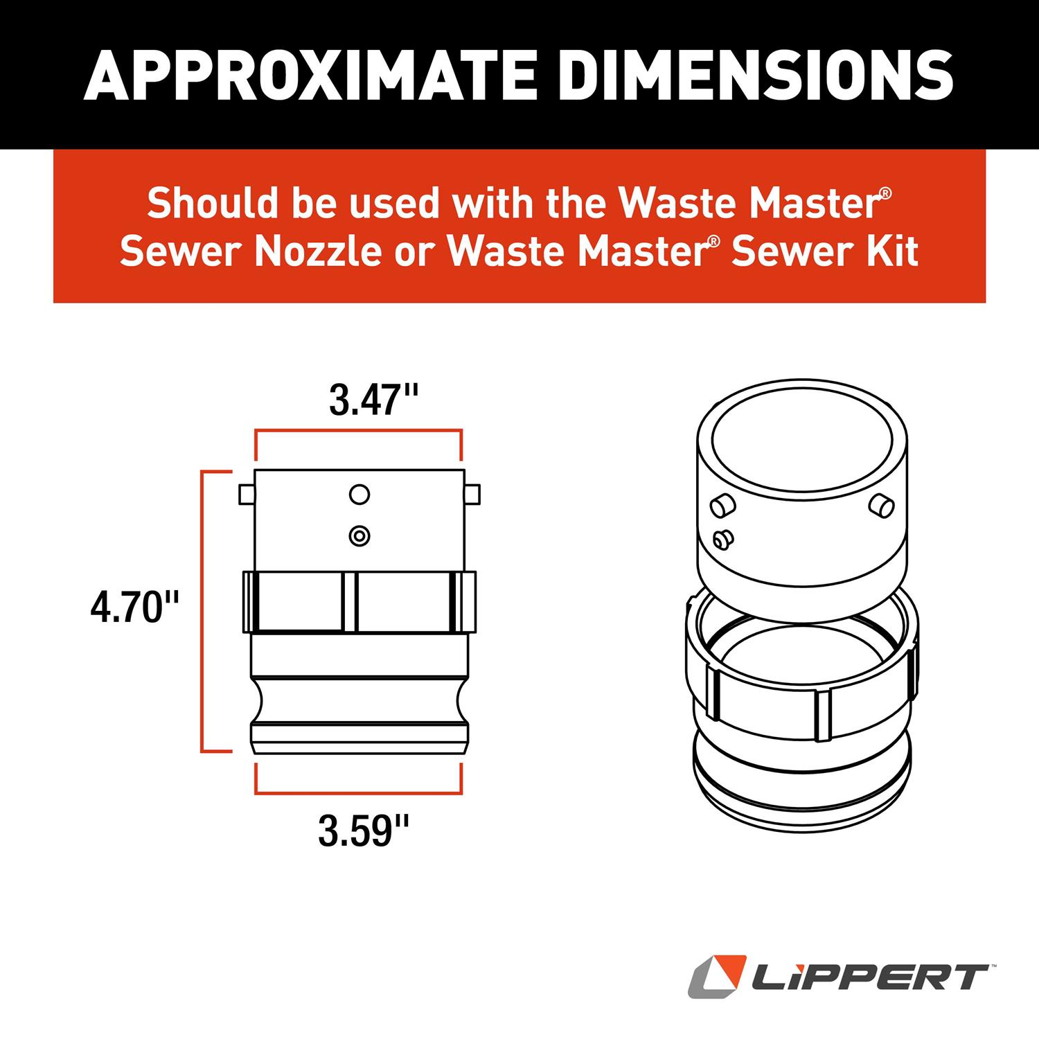 Lippert 360785 Waste Master Hose - Hardware&Tools Online Store